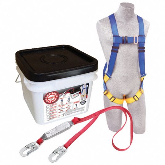 3M PROTECTA, Without Anchor, Universal, Fall Protection Kit - 6ZLN0 ...