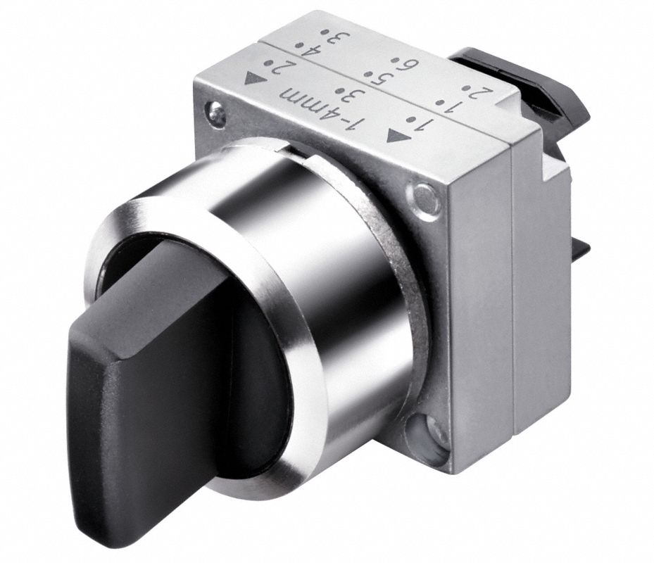 SIEMENS Botón Selector, Mantenido, Posición 3 - Operadores de ...