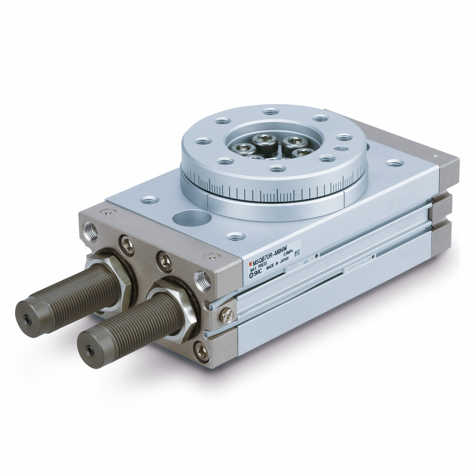 SMC, 190° Rotation Angle, 13.6 N-m Output Torque, Rotary Table - 5YER1 ...