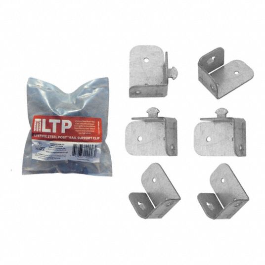 Steel, Galvanized, Post Support Clips - 835M38|LTP 10246 - Grainger