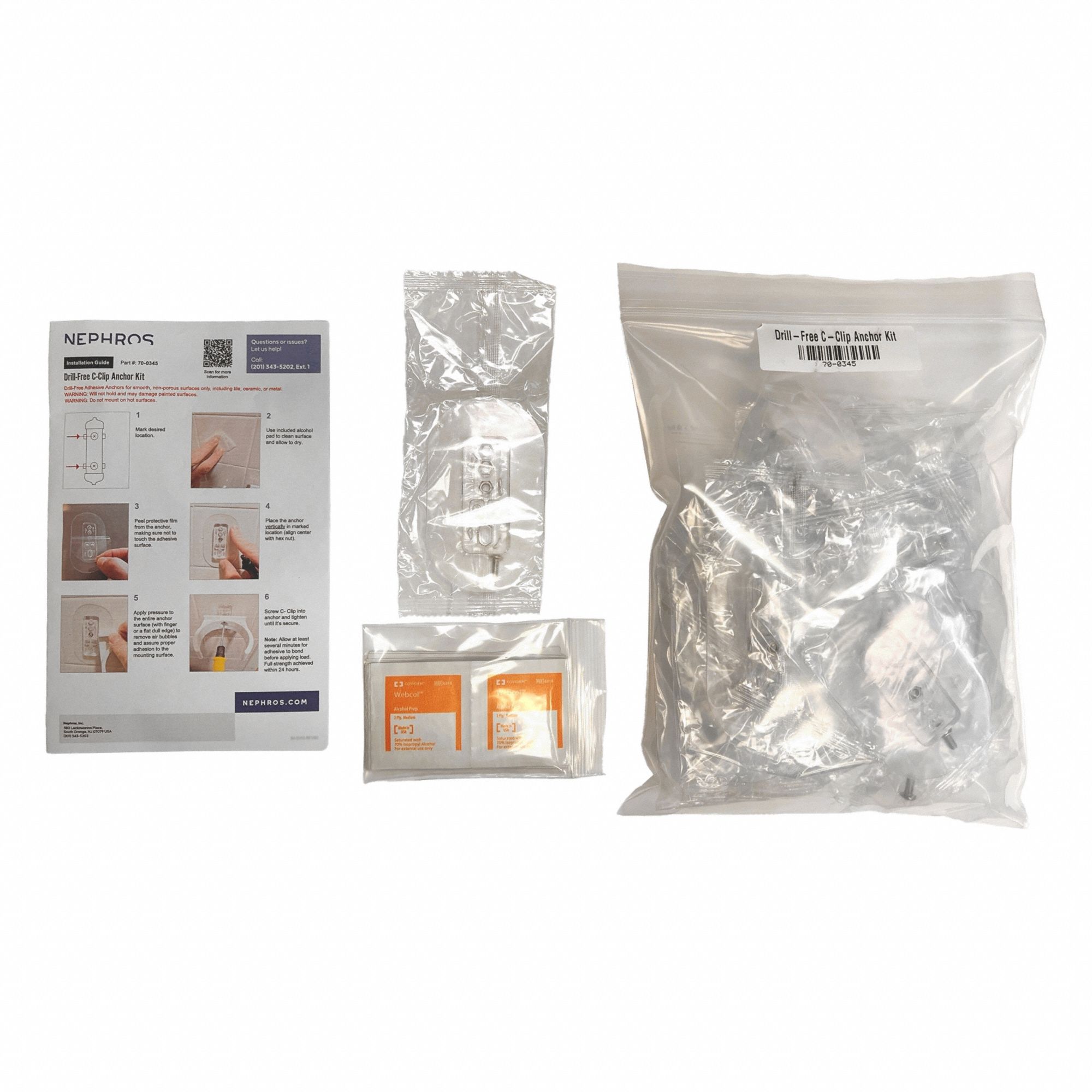 Adhesive Tabs Kit - 876WA6|70-0345 - Grainger