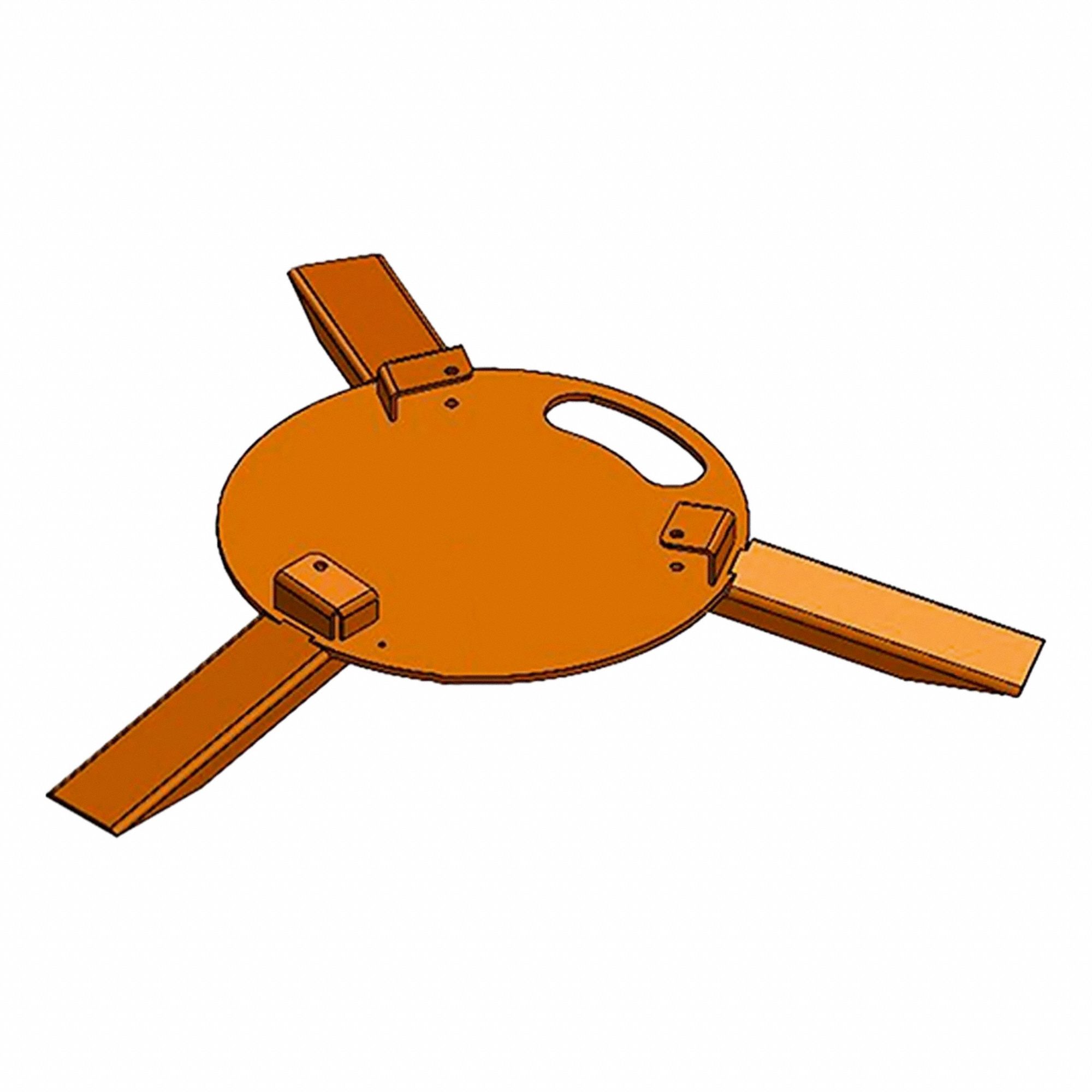 Black, 4 in Overall Ht, Steel Base,3 Legged Model - 825AH2|70-7010 ...