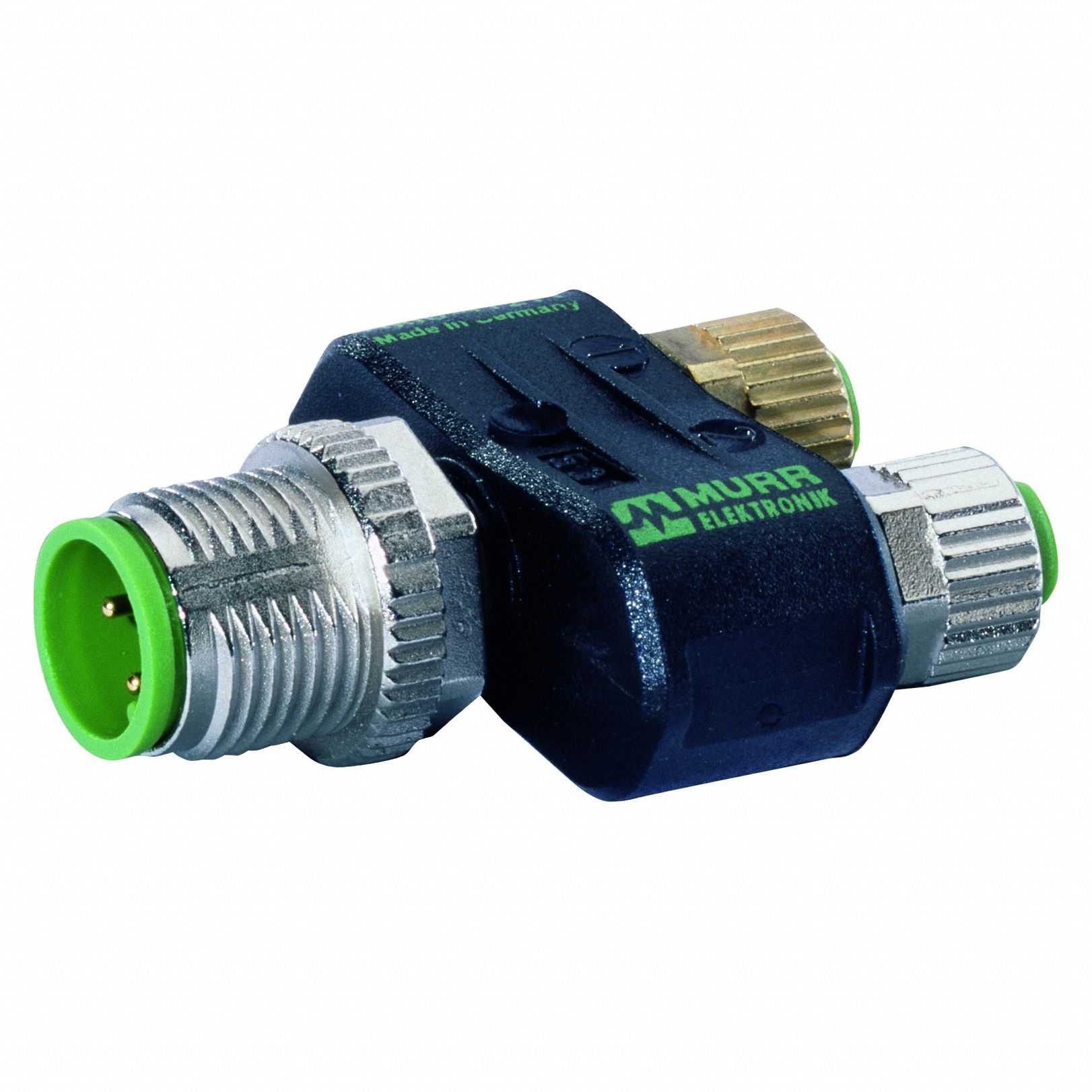 MURRELEKTRONIK, M12 Male Straight, 5 Pole to (2) M12 Female Straight, 5 ...