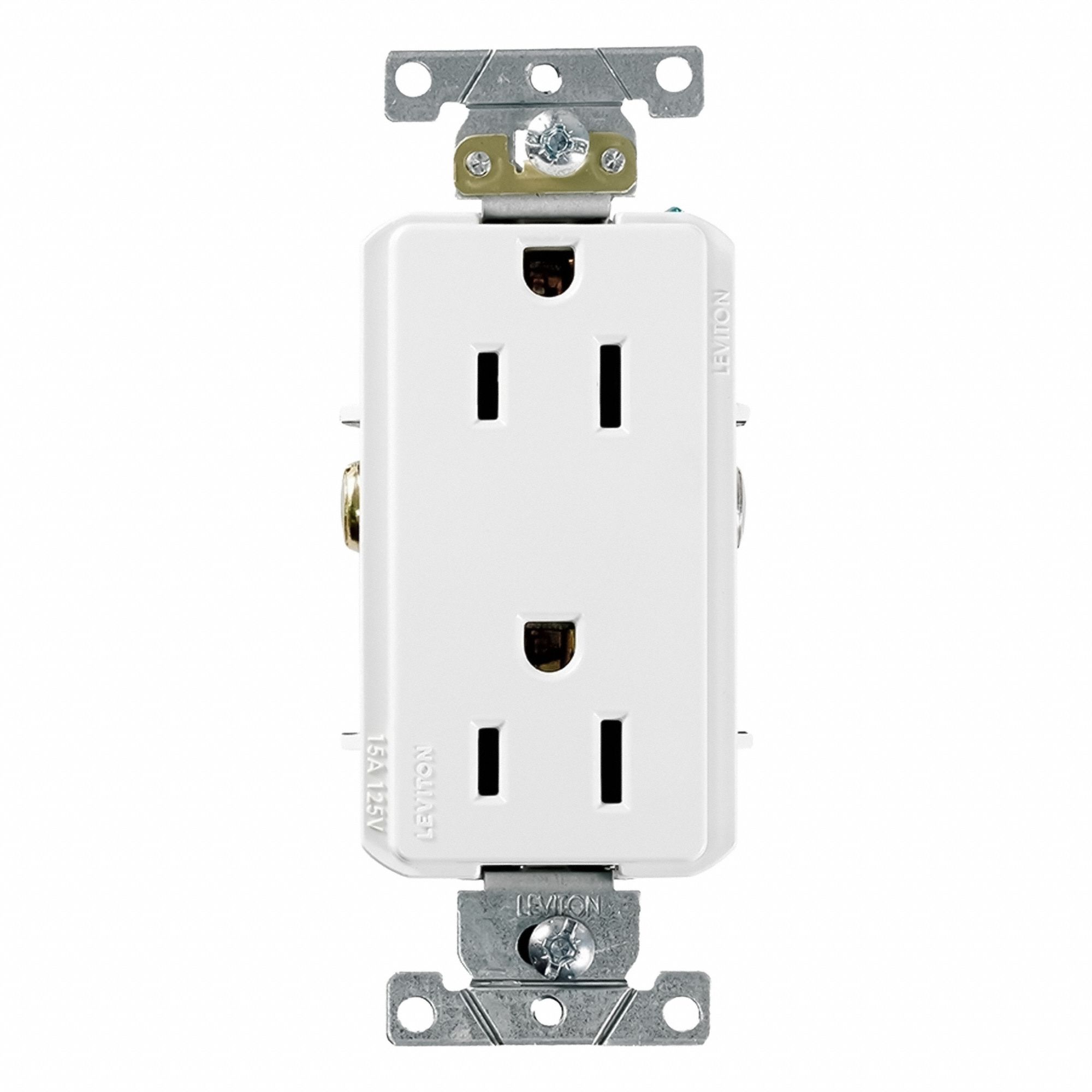 LEVITON, Duplex, 5-15R, Duplex Receptacle Outlet - 879JF0|16242-W ...