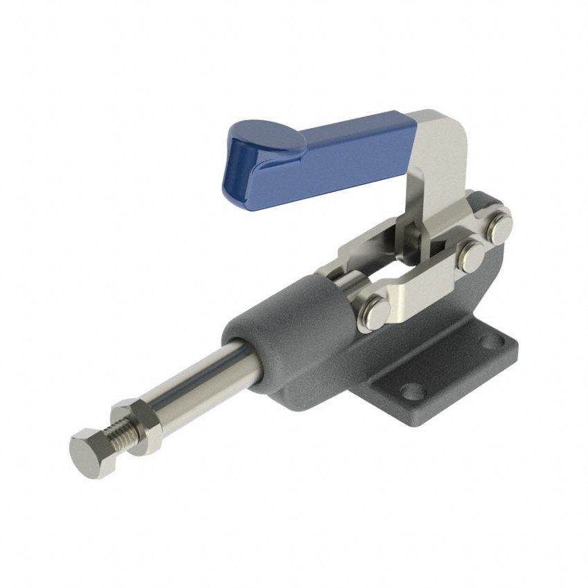 JERGENS, Flange Base Mounting, Std Horizontal Handle, Straight-Line ...