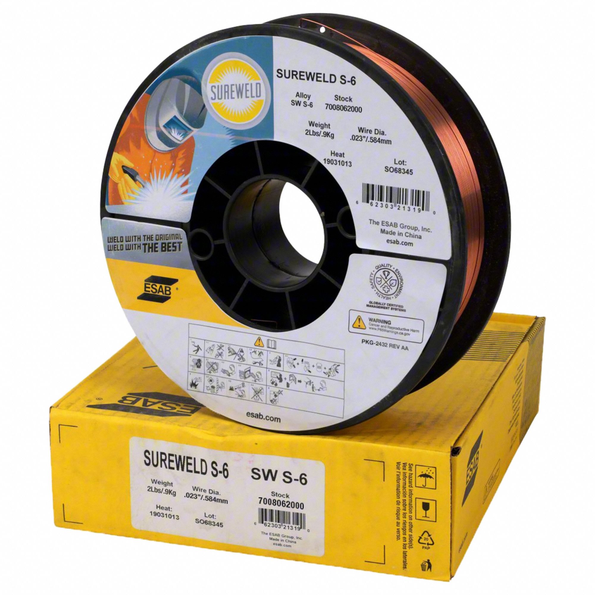 Mild Steel, ER70S-6, MIG Welding Wire - 786ZY2|7008062000 - Grainger