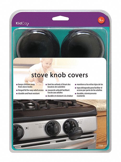 Stove Knob Covers 5 Pack Black 700v48s323 Grainger