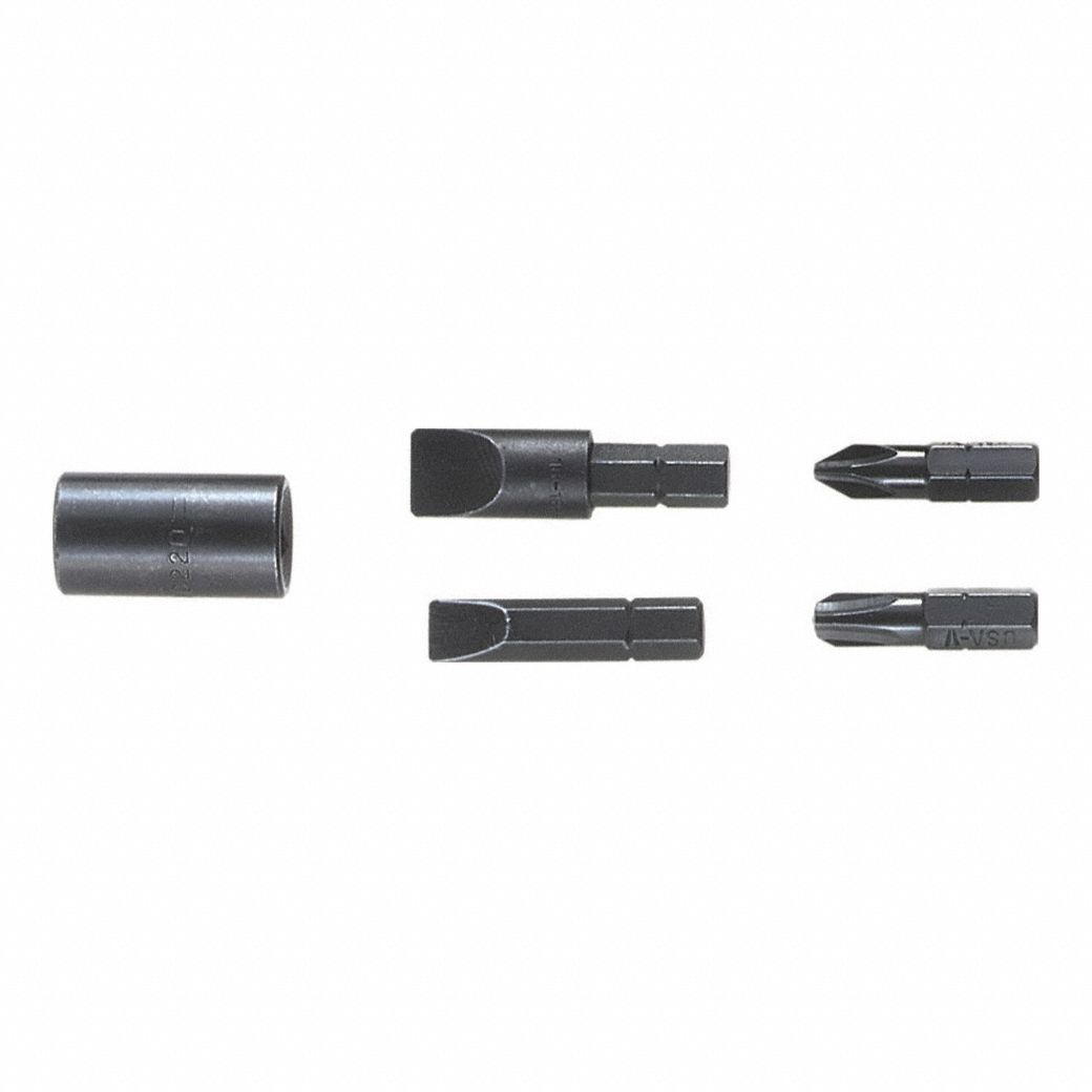 Impact Driver Set Screwdriver Bits - Grainger