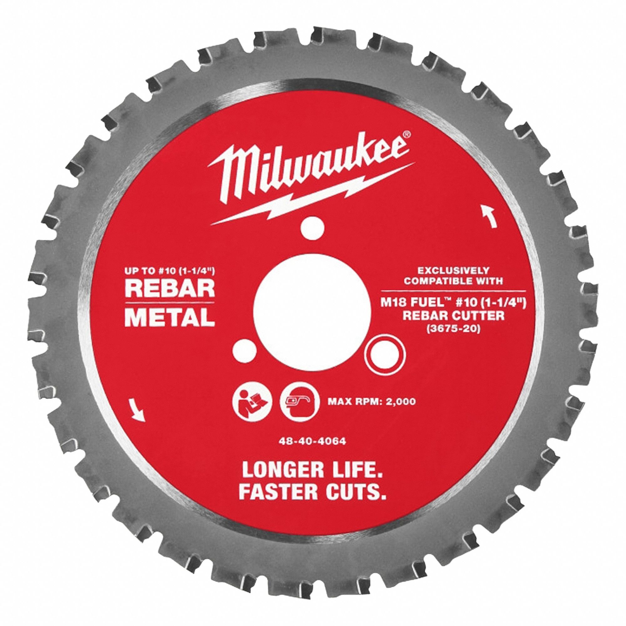 MILWAUKEE, 1 1/4 in Dia, 30 Teeth, Circular Saw Blade - 896HJ9|48-40 ...