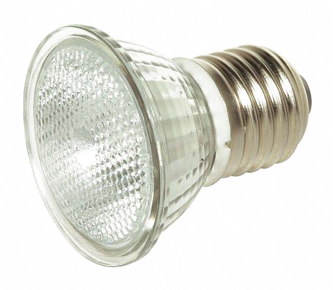 Bulb,Halogen,35W,MR16,Medium Base,MR,Flo - Grainger