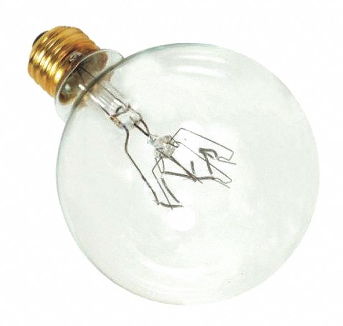 SATCO, (G) Globe, G30, Incandescent Bulb - 707R05|S7005 - Grainger