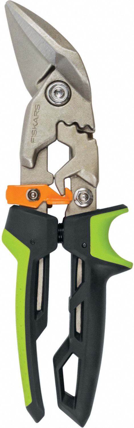 FISKARS, Right, 9 1/2 in Overall Lg, Aviation Snips - 349EF2|710630 ...