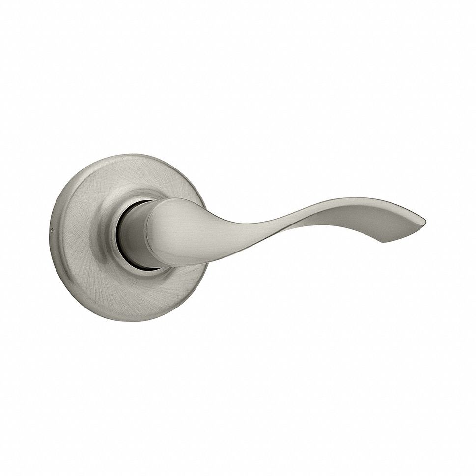 KWIKSET, Passage Lever Locksets/Storeroom Lever Locksets, Nickel, Door ...