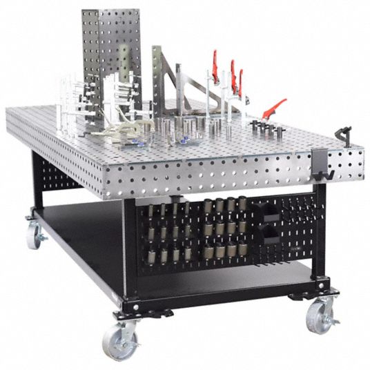 FLEXTUR, 35 in Ht, 48 in Dp, Welding Table - 797WF8|71500006 - Grainger