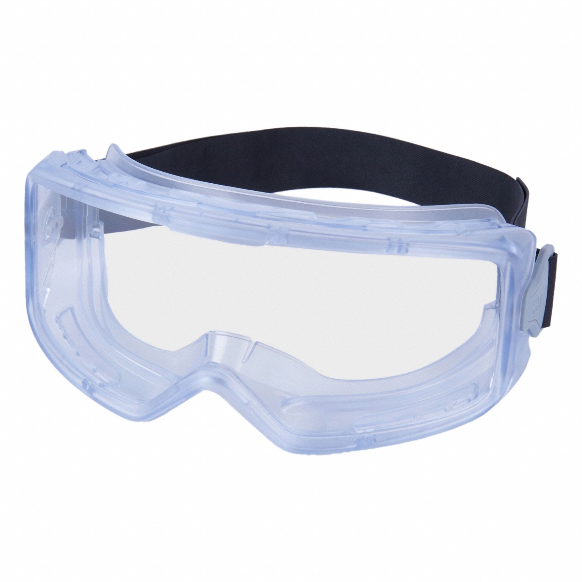 3M, Clear Lens Color, Anti-Fog/Scratch-Resistant, Safety Goggles ...
