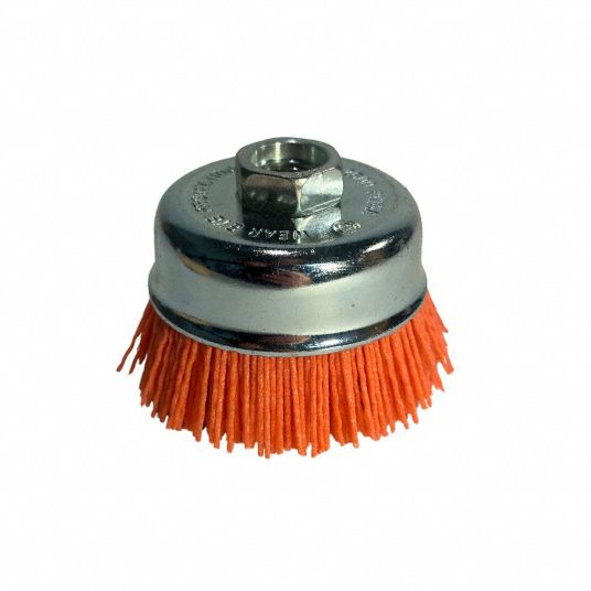 DICO, Crimped Abrasive Nylon, 3 in Dia, Medium Grit Angle Grinder Brush ...