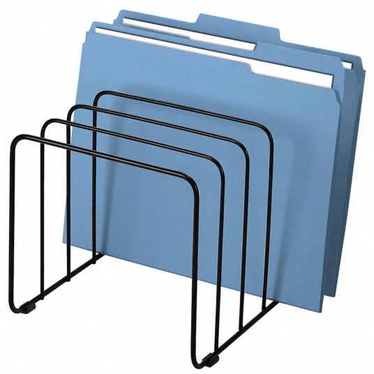 FELLOWES, 5 Compartments, Steel, File Holder - 22W867|72351 - Grainger
