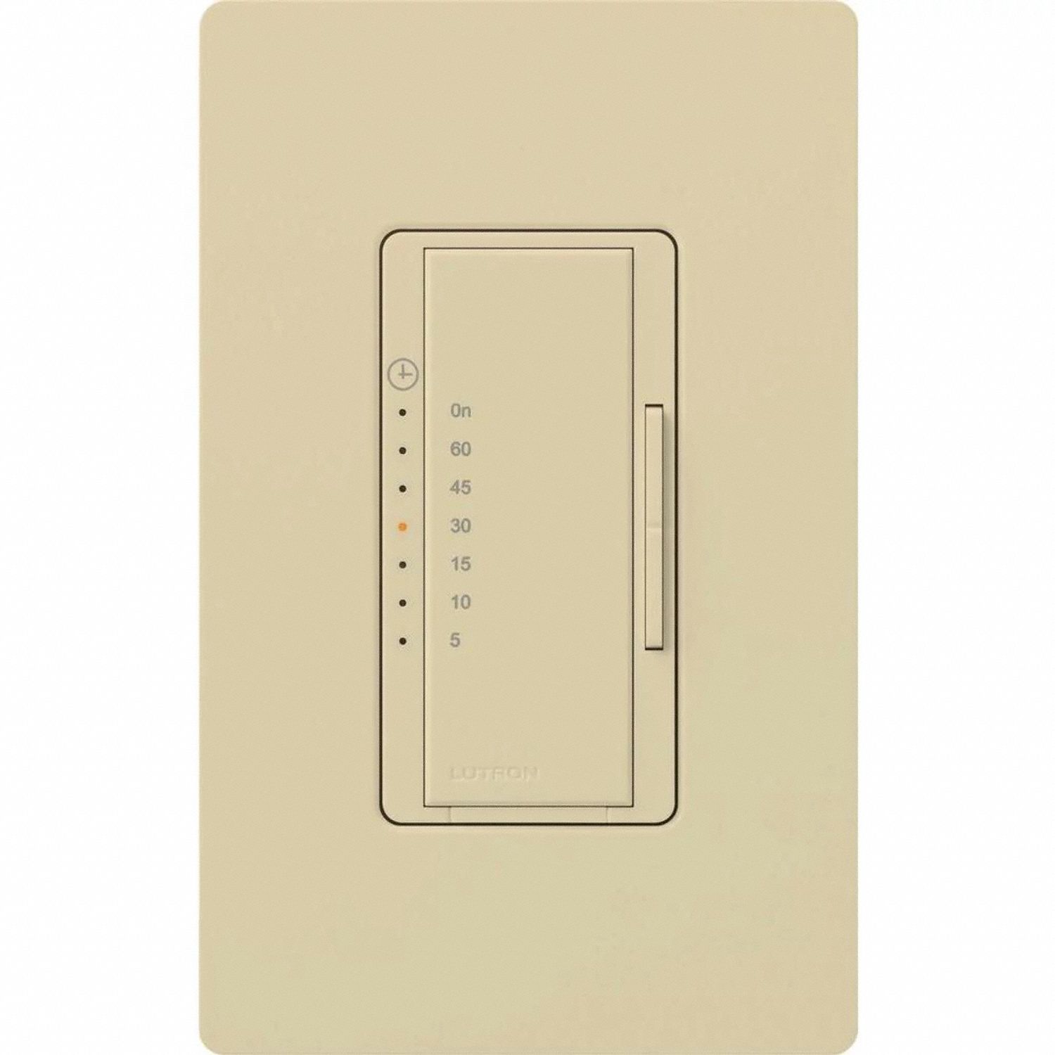 LUTRON, 1 hr Max, 5 min Min, Countdown Timer - 4YPG1|MA-T51MN-IV - Grainger