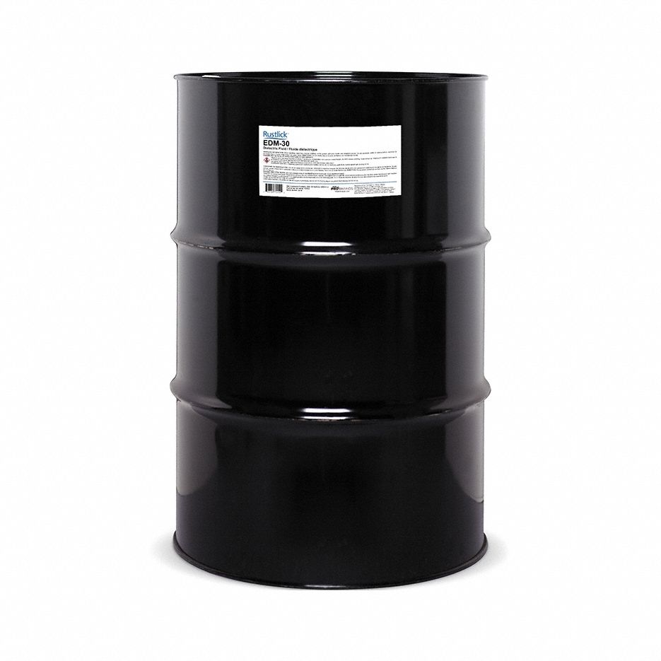 RUSTLICK, EDM-30, 55 gal, Electrical Dischange Machining Fluid - 3ELN7 ...