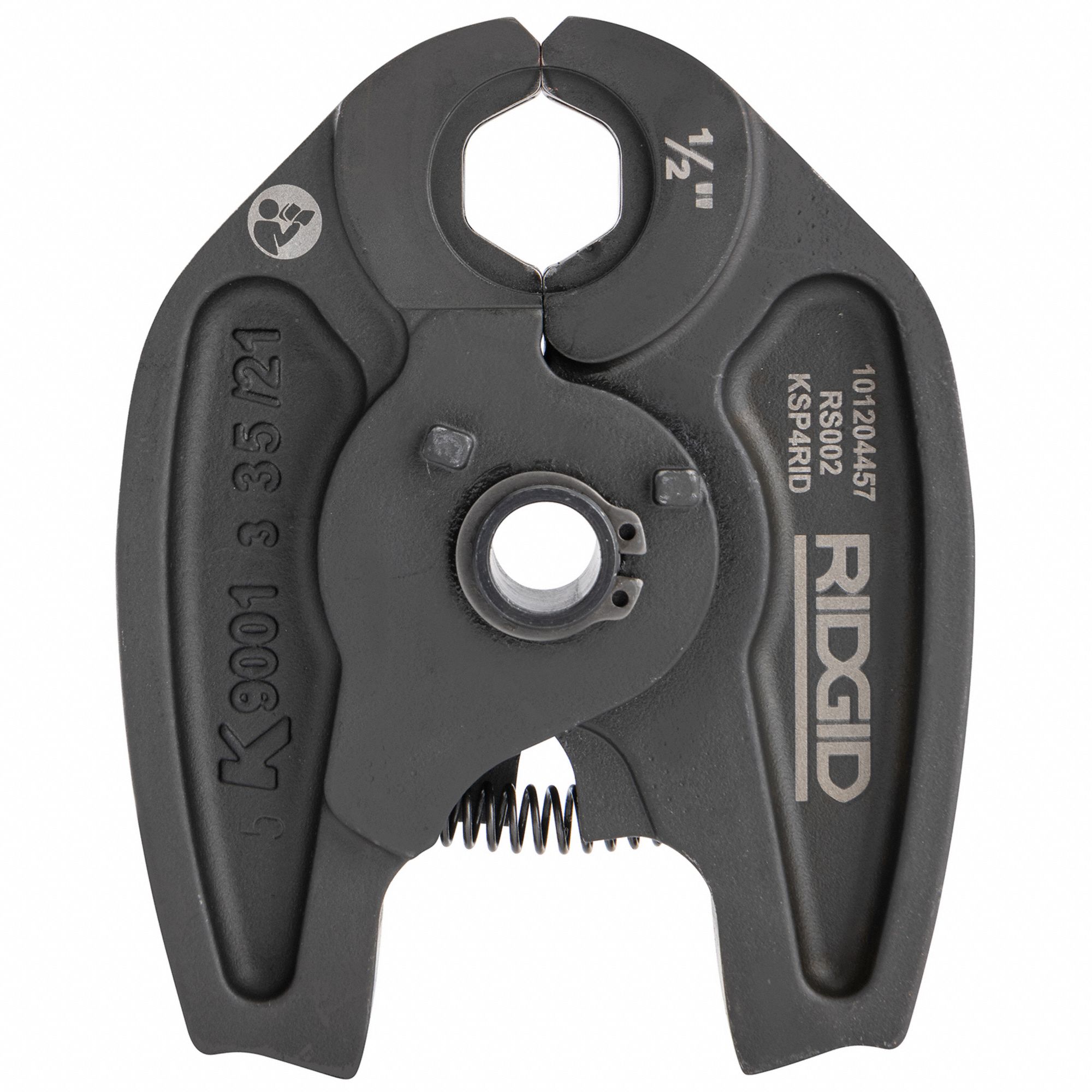 RIDGID, 1/2 in Pipe, Copper/Stainless Steel, Press Tool Jaw - 800D06 ...