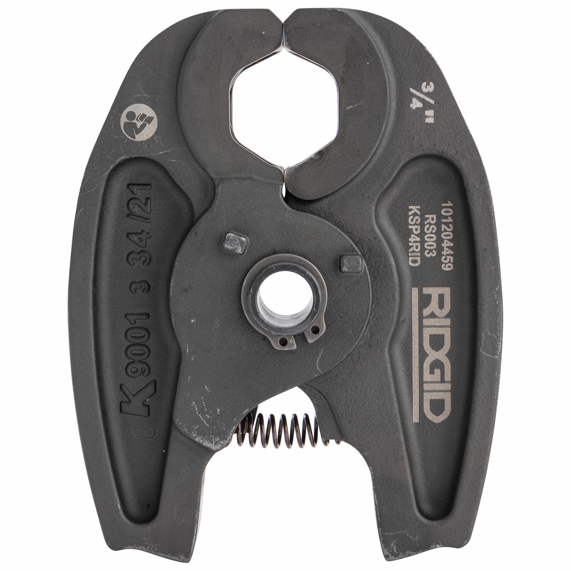 RIDGID, 3/4 in Pipe, Copper/Stainless Steel, Press Tool Jaw - 800D07 ...