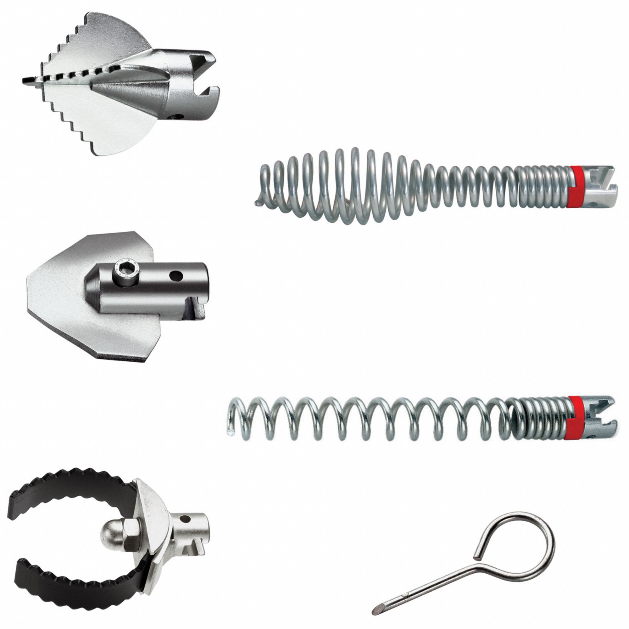 ROTHENBERGER, 2 Augers, 3 Cutters, Drain Cleaning Set - 60PZ16|72939 ...