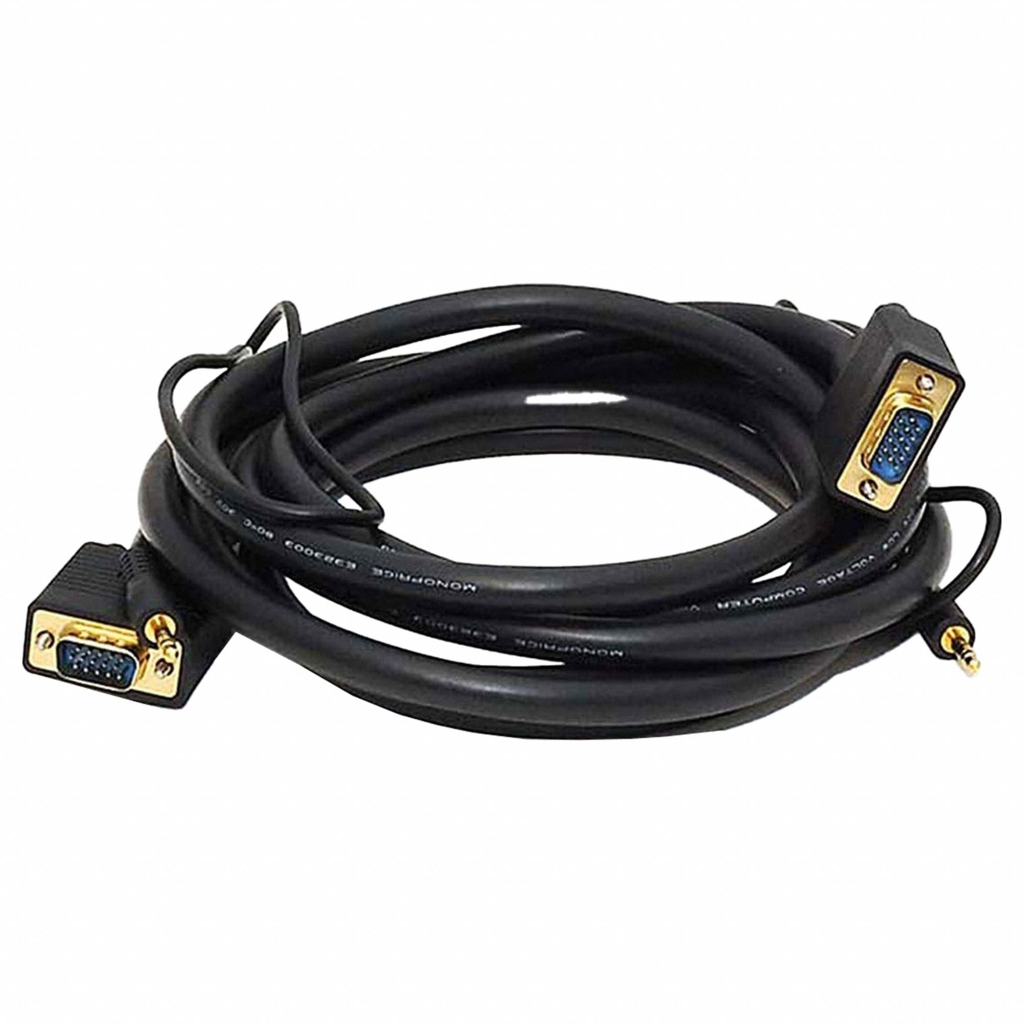 MONOPRICE, 10 ft Cable Lg, Shielded, Computer Video Cable - 5RGE6|558 ...