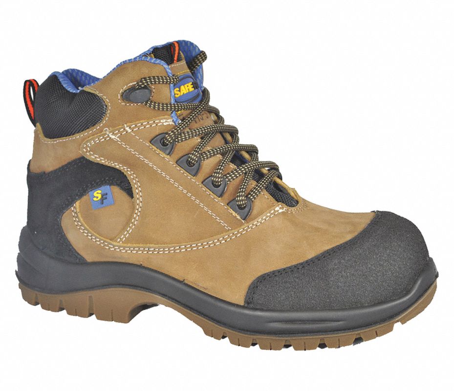 SAFE FIT Zapatos de Seguridad con puntera de Policarbonato Negro/Arena ...