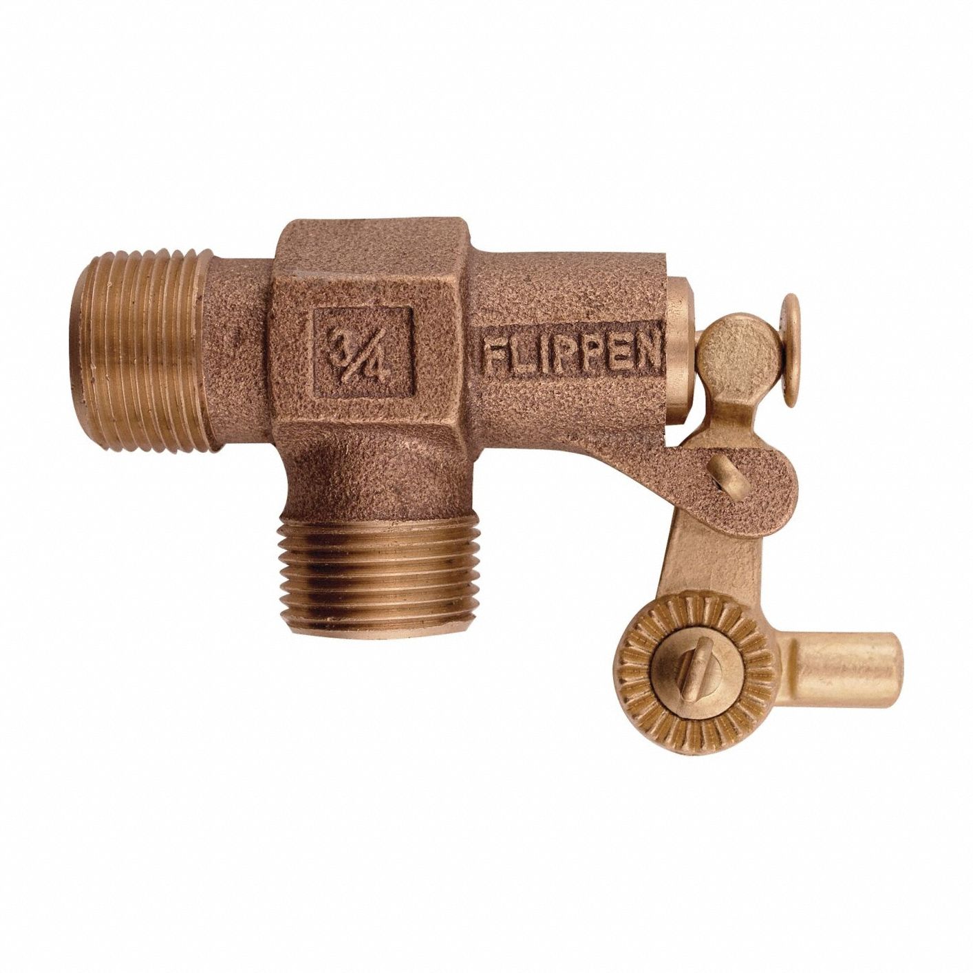 WATTS, For Water Media, Straight Valve Body, Float Valve with Threaded ...