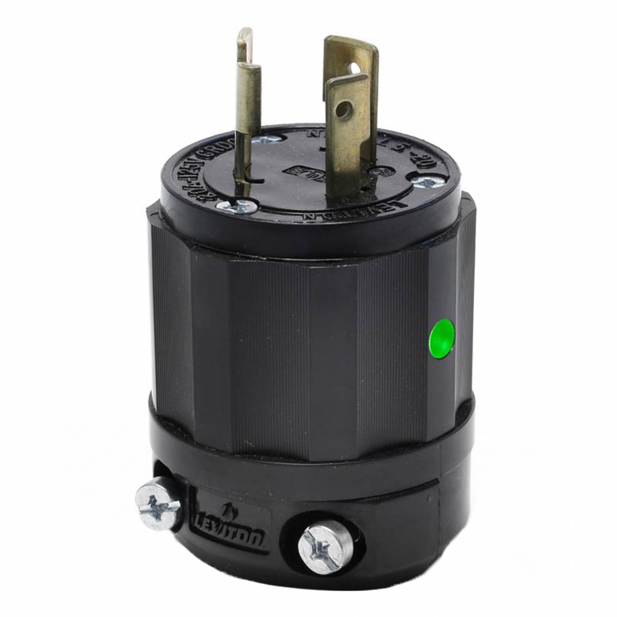 Locking Plug PI 20A 2P 3W Ind Gr BW - Grainger