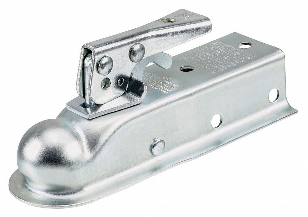 BULLDOG Trailer Coupler: Straight-Tongue Coupler, I, 2,000 lb Gross ...
