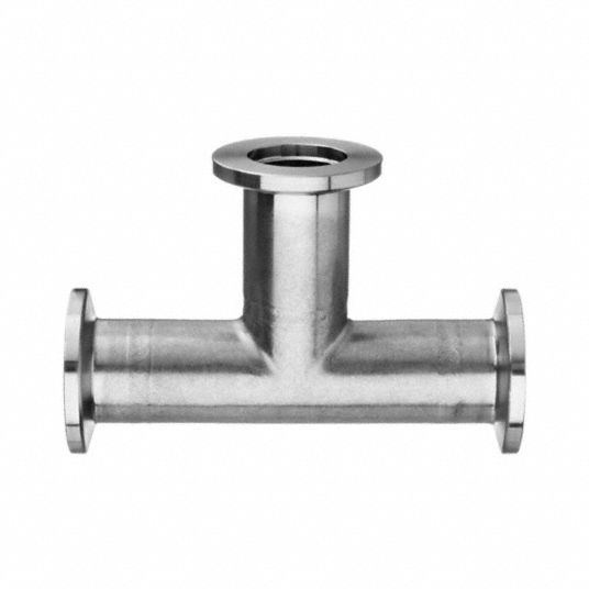 1 in OD x 1 in Pipe x 1 in OD, KF x KF x KF, Vacuum Tee Fitting ...