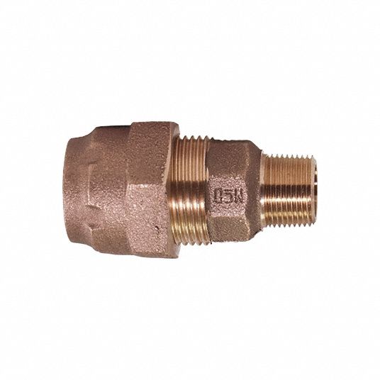 A.Y. MCDONALD, 1 in OD x 1 in Pipe Fitting Size, Compression x MNPT ...