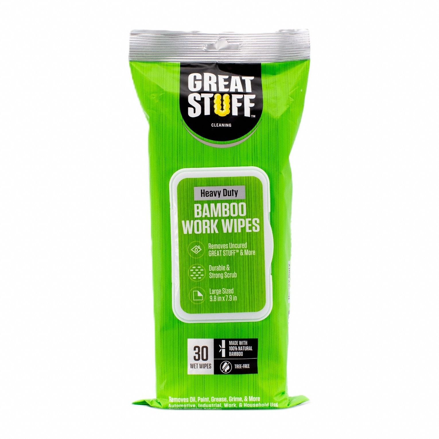 GREAT STUFF, Soft Pack, 30 ct Container Size, Cleaning Wipes - 843GY6 ...