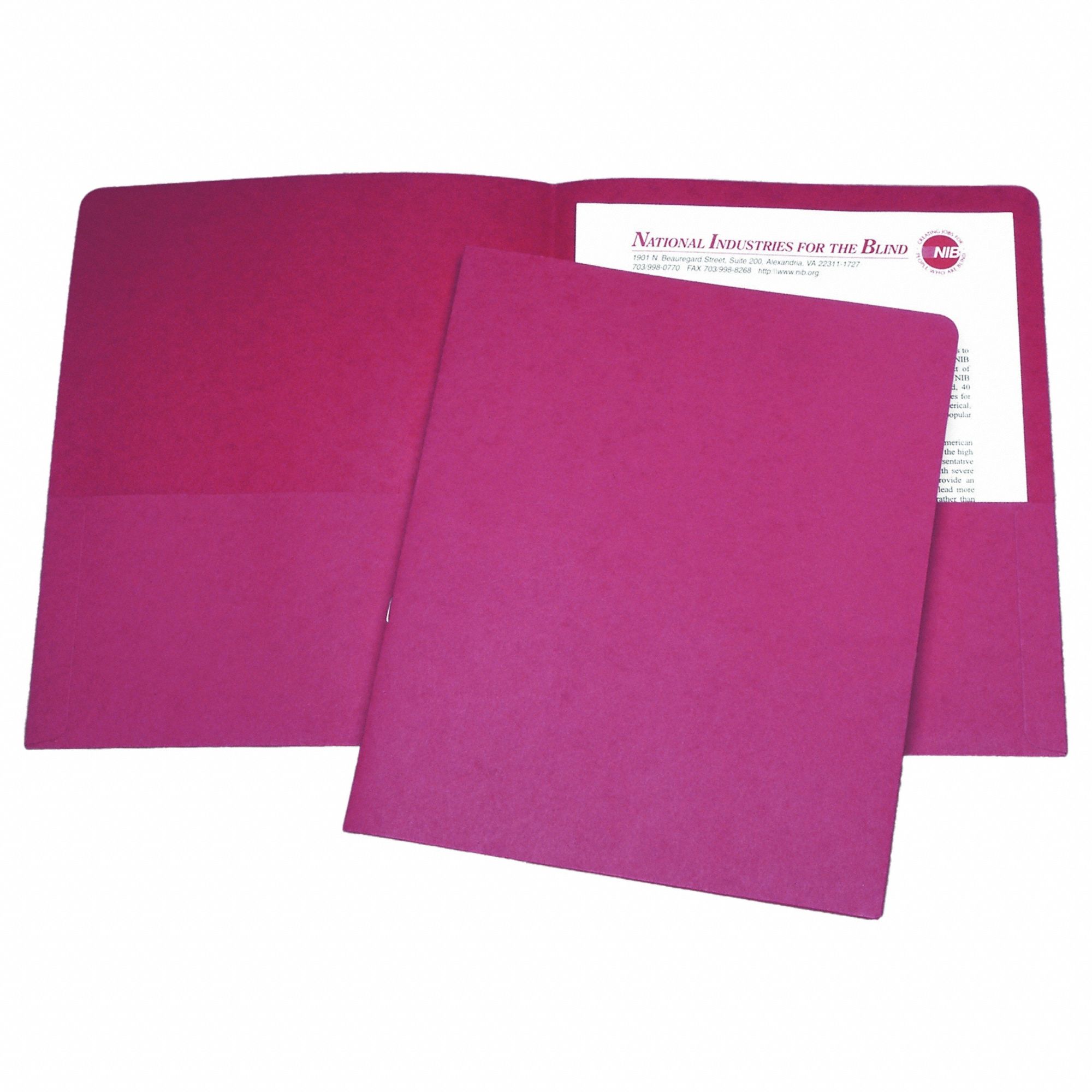SKILCRAFT, Paper, 11 in Ht, Pocket Folder - 803TA9|7510-01-512-2415 ...