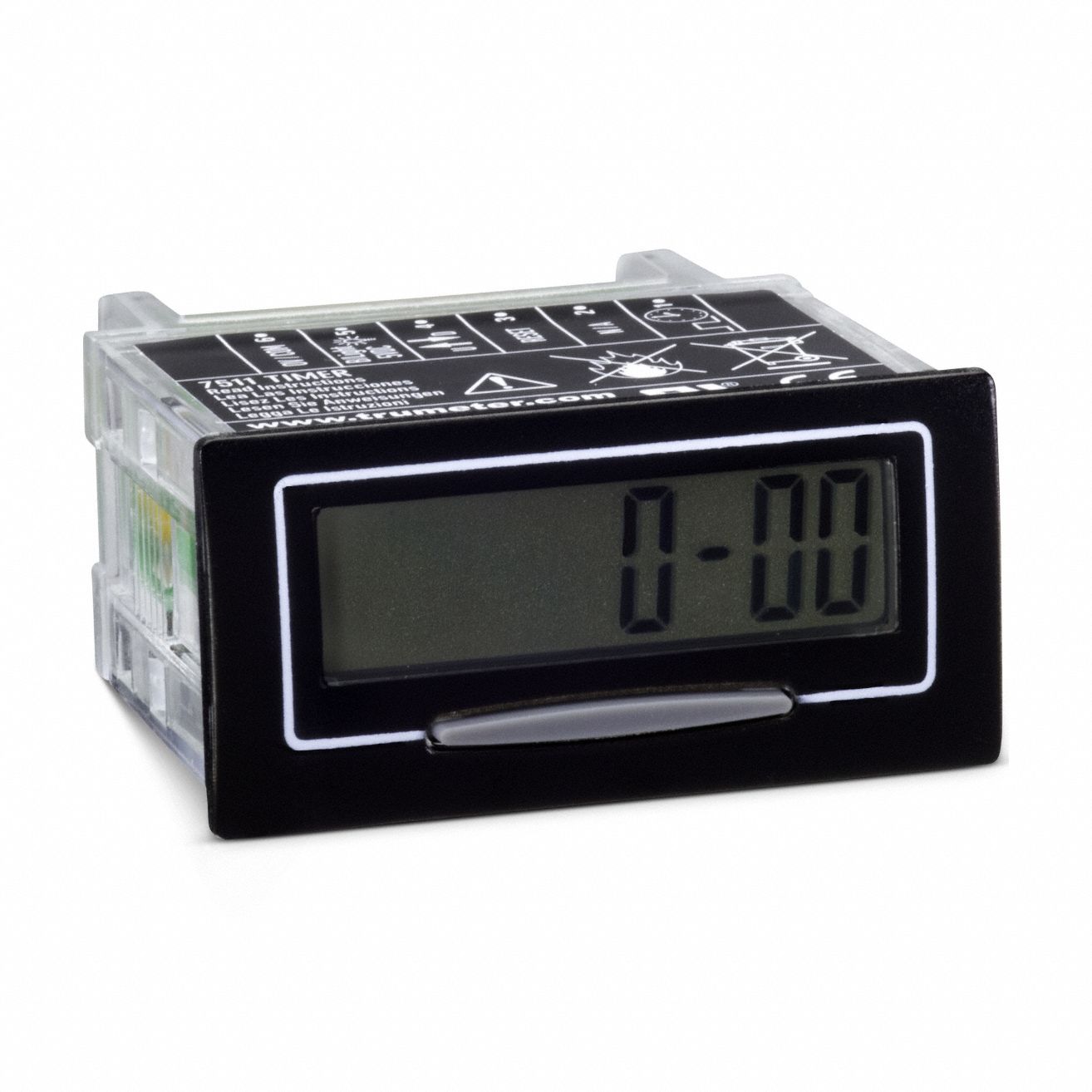 TRUMETER, Hour Meters, Front Panel Mounting, Hour Meter - 794L11|7511 ...