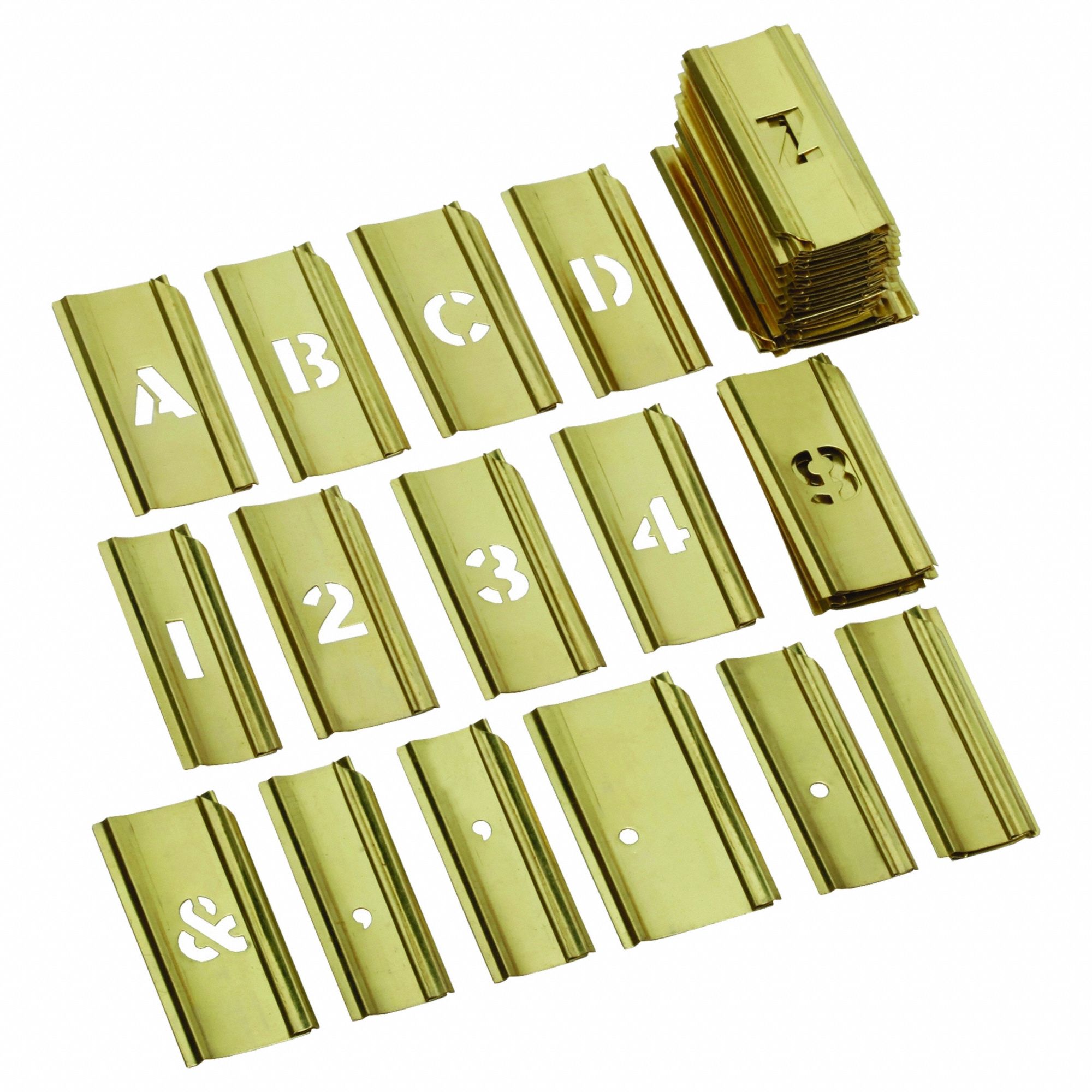 SKILCRAFT, 0 to 9/Ampersand (&)/A to Z/Comma (,)/Period (.), 1 1/2 in ...