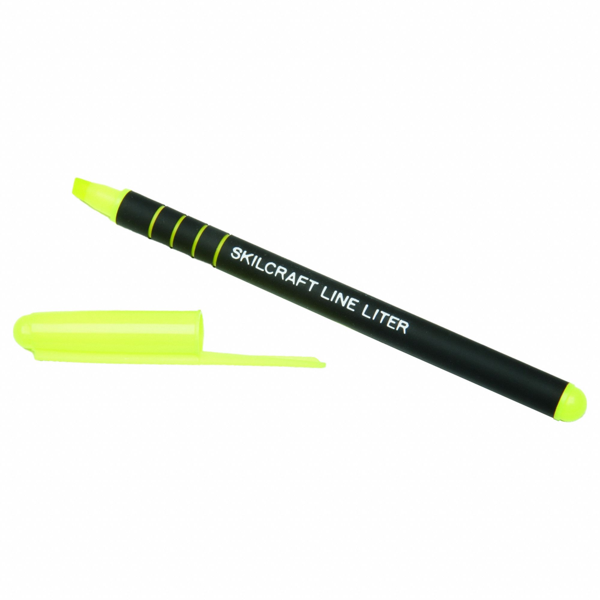SKILCRAFT, Yellow, Yellow, Highlighter - 803T62|7520-01-451-2272 - Grainger