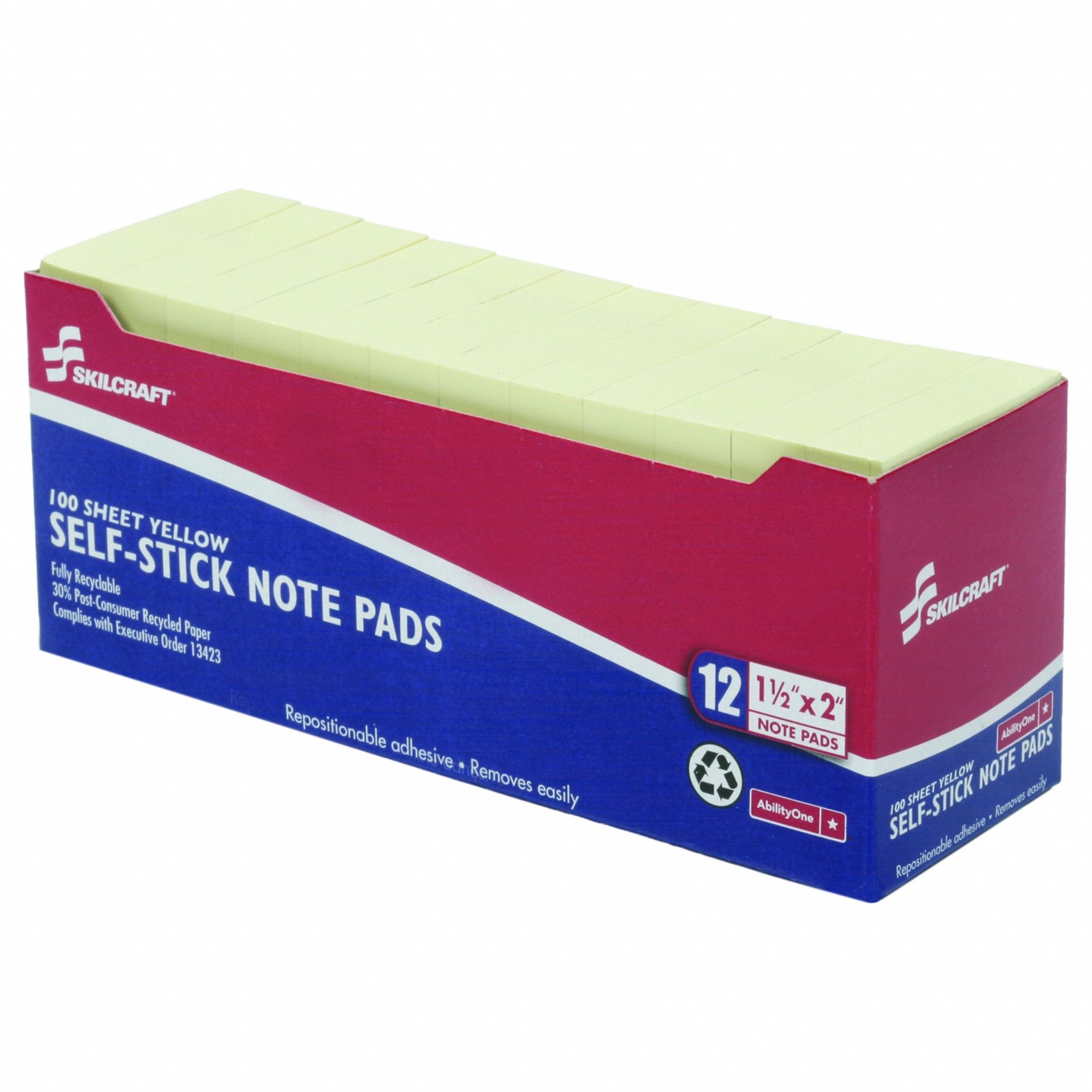 SKILCRAFT, Yellow, Super Sticky, Sticky Notes - 803T89|7530-01-116-7866 ...