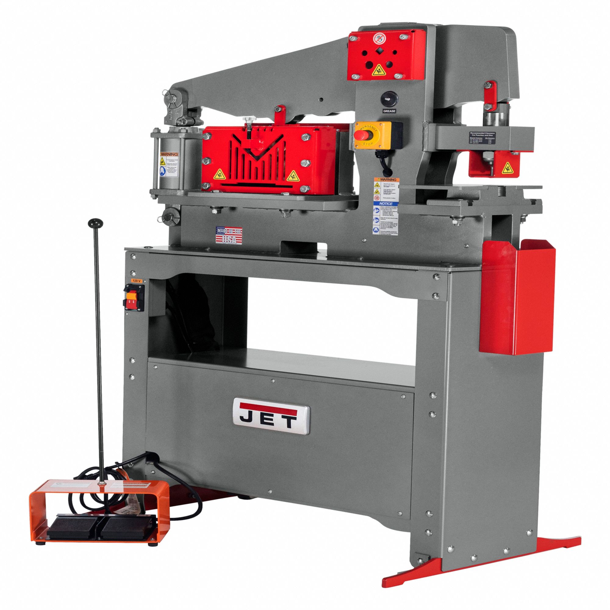 JET, 115V AC /Single-Phase, 4 Stations, Ironworker - 794A58|756100 ...