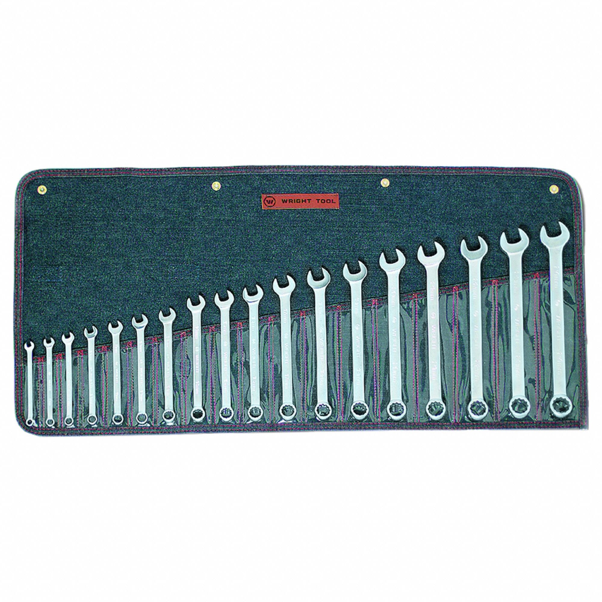 WRIGHT, Steel, Satin, Wrench Set - 813YE2|758 - Grainger