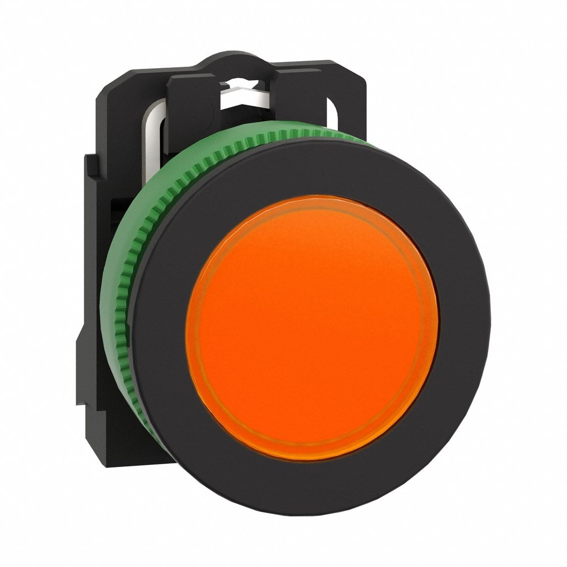 SCHNEIDER ELECTRIC, 30 mm Panel Mounting Size, Orange, Pilot Light ...