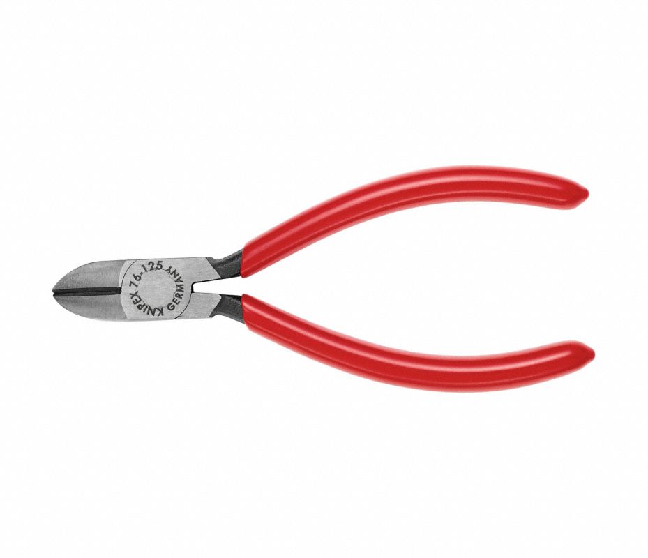 KNIPEX Pinzas de Corte Diagonal 5" Acero Rojo - Pinzas de Corte ...