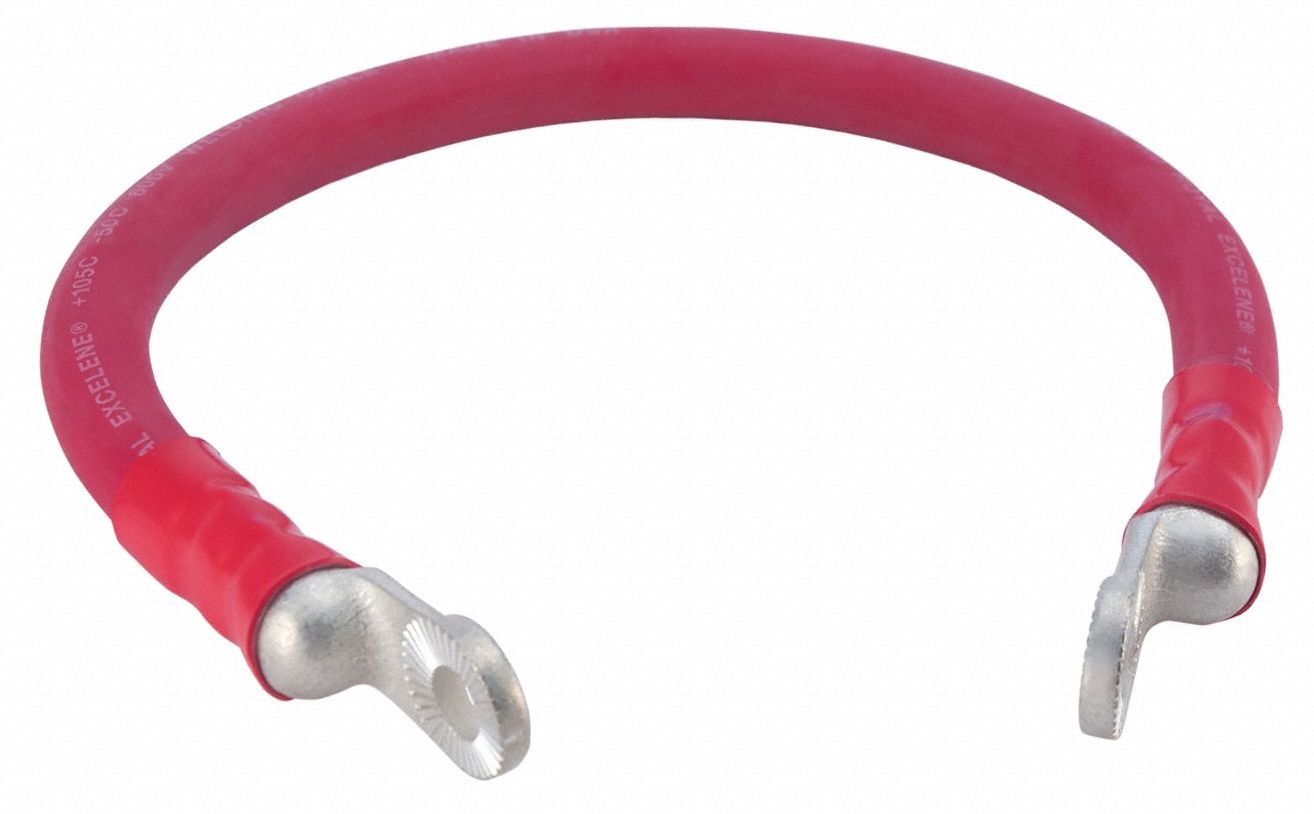 QUICKCABLE Battery Harness: Welding Cable, 2/0 ga Wire Size, 17 in ...