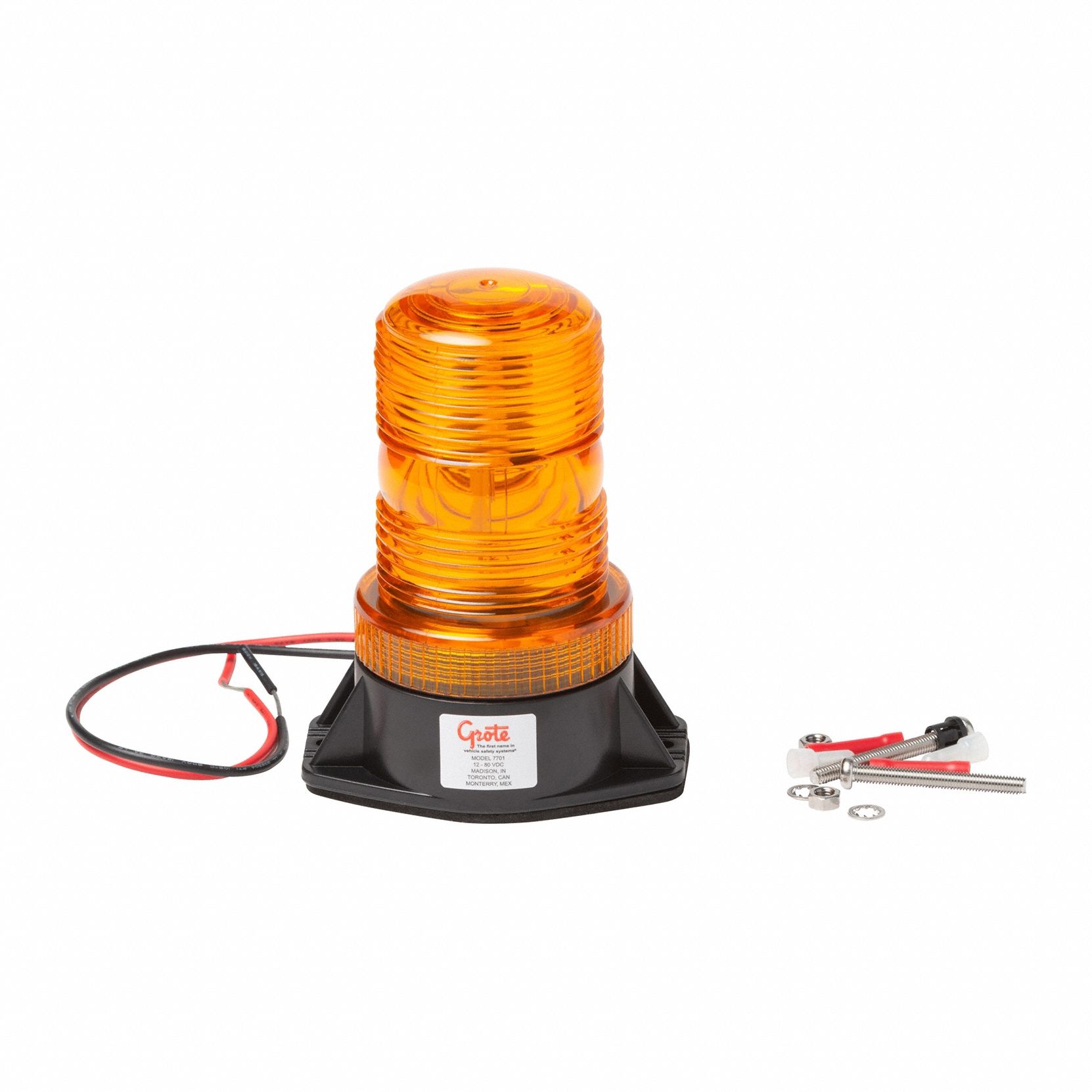 GROTE, Strobe, Amber, Strobe Light - 848N58|77013 - Grainger