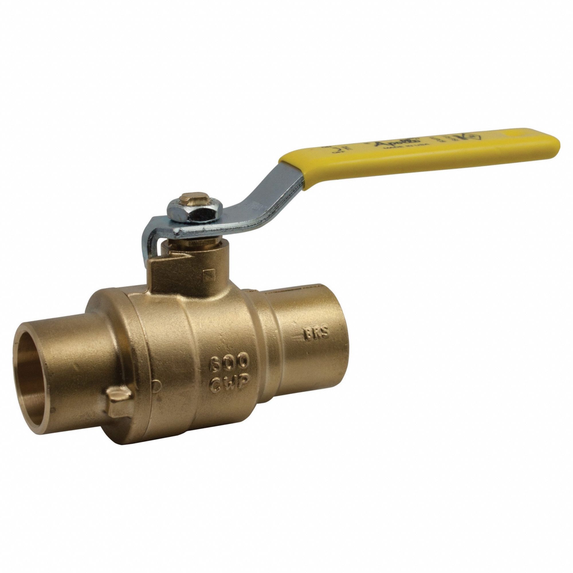APOLLO, 1/2 in, Brass, Manual Two-Way Ball Valve - 804Z88|77F20301 - Grainger