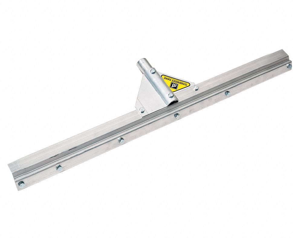SEYMOUR MIDWEST RAKE, 30 in Overall Lg, Aluminum, Squeegee Applicator ...