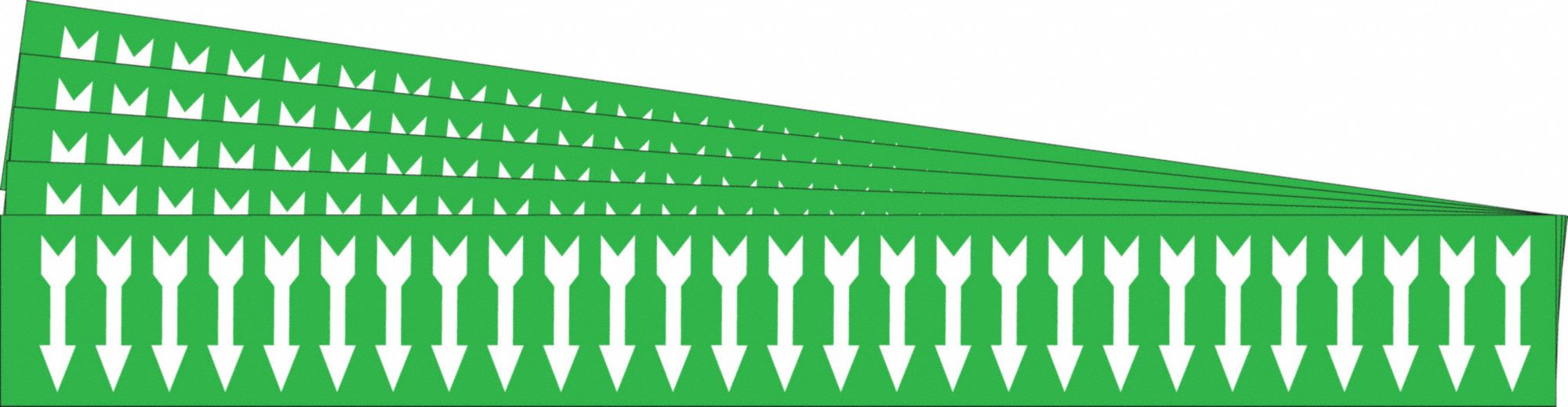 (Arrow), Green, Pipe Marker - 781VA3|91884-PK - Grainger