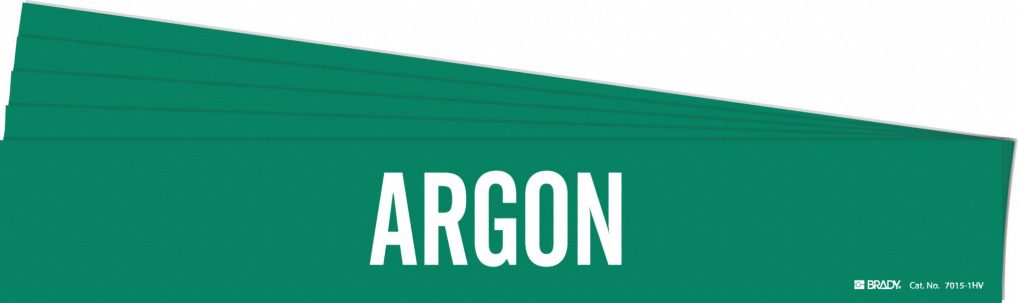 Argon, Green, Pipe Marker - 781XA4|7015-1HV-PK - Grainger