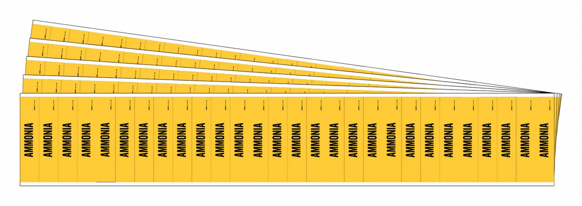 Ammonia, Yellow, Pipe Marker - 781Y28|91899-PK - Grainger